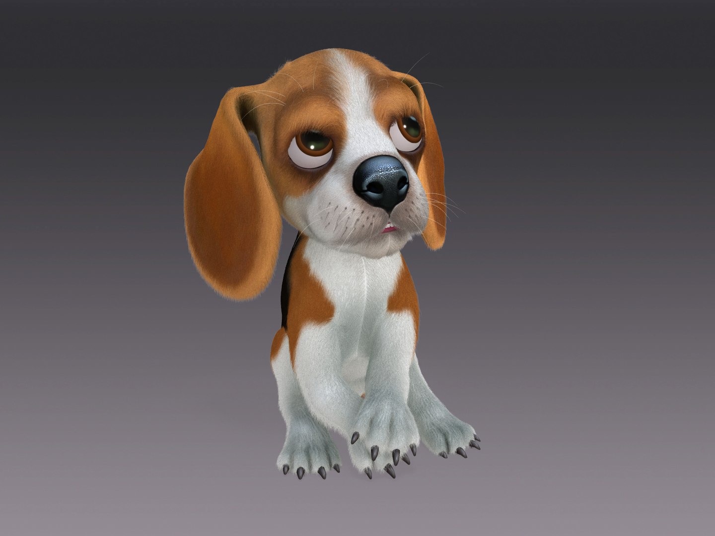 dog puppy rigging animation max