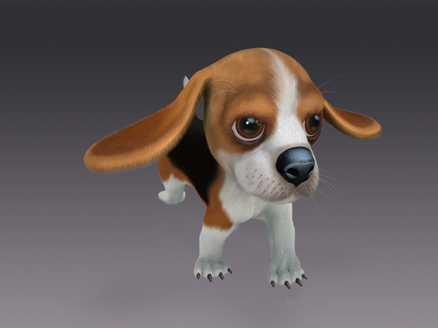 dog puppy rigging animation max
