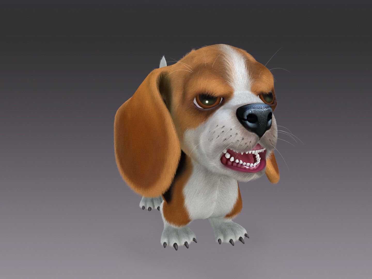 dog puppy rigging animation max