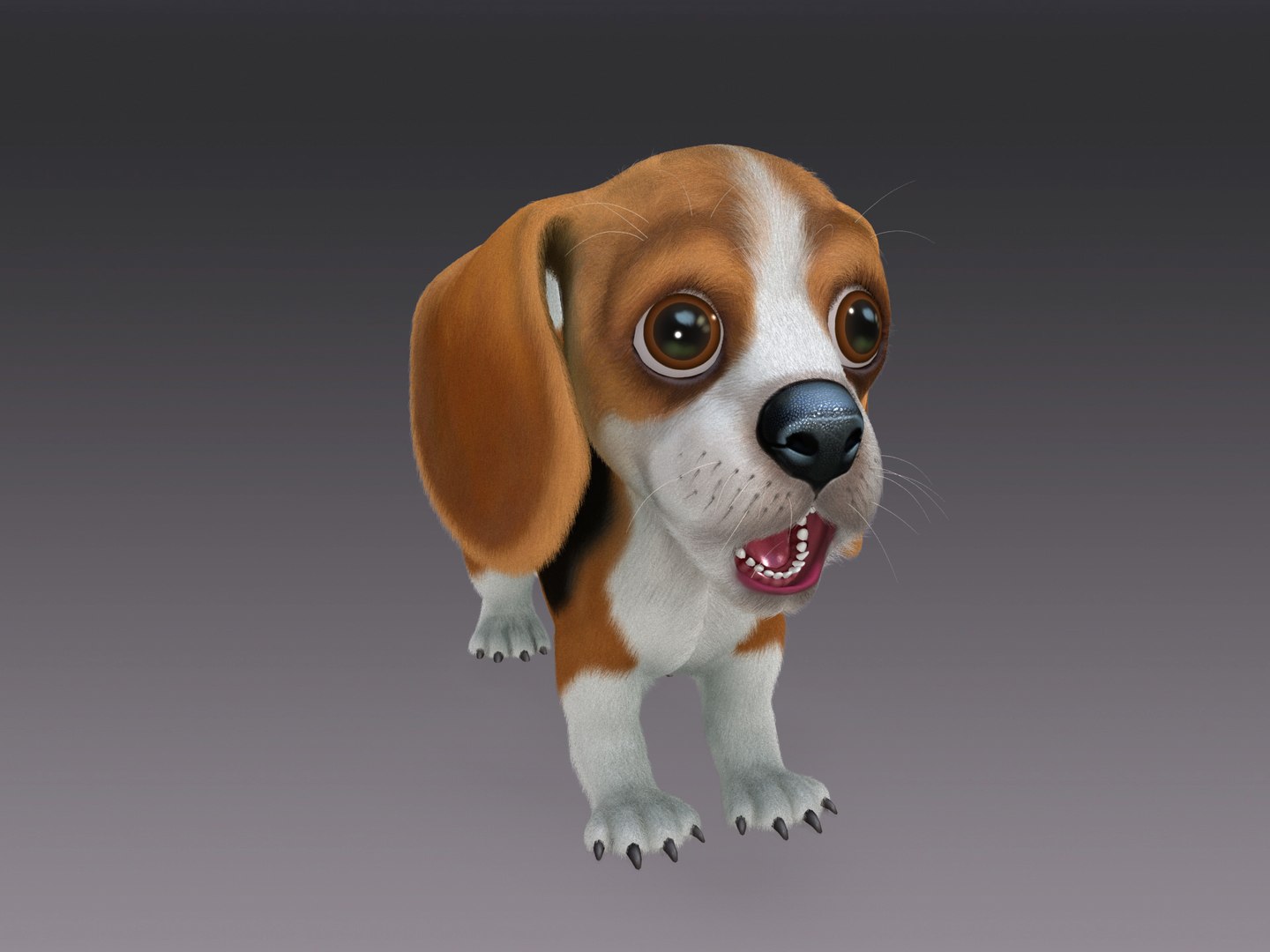 dog puppy rigging animation max