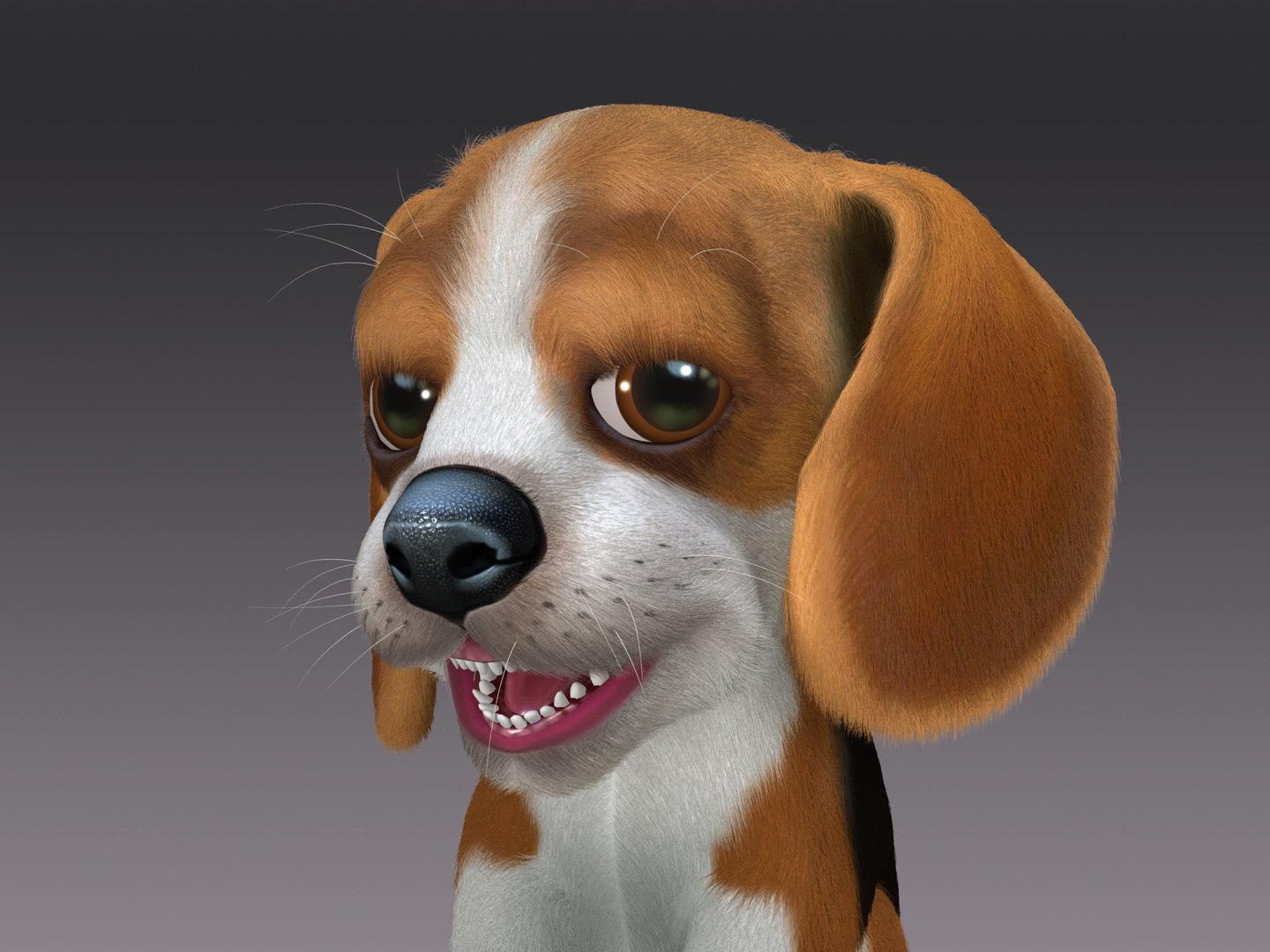 dog puppy rigging animation max