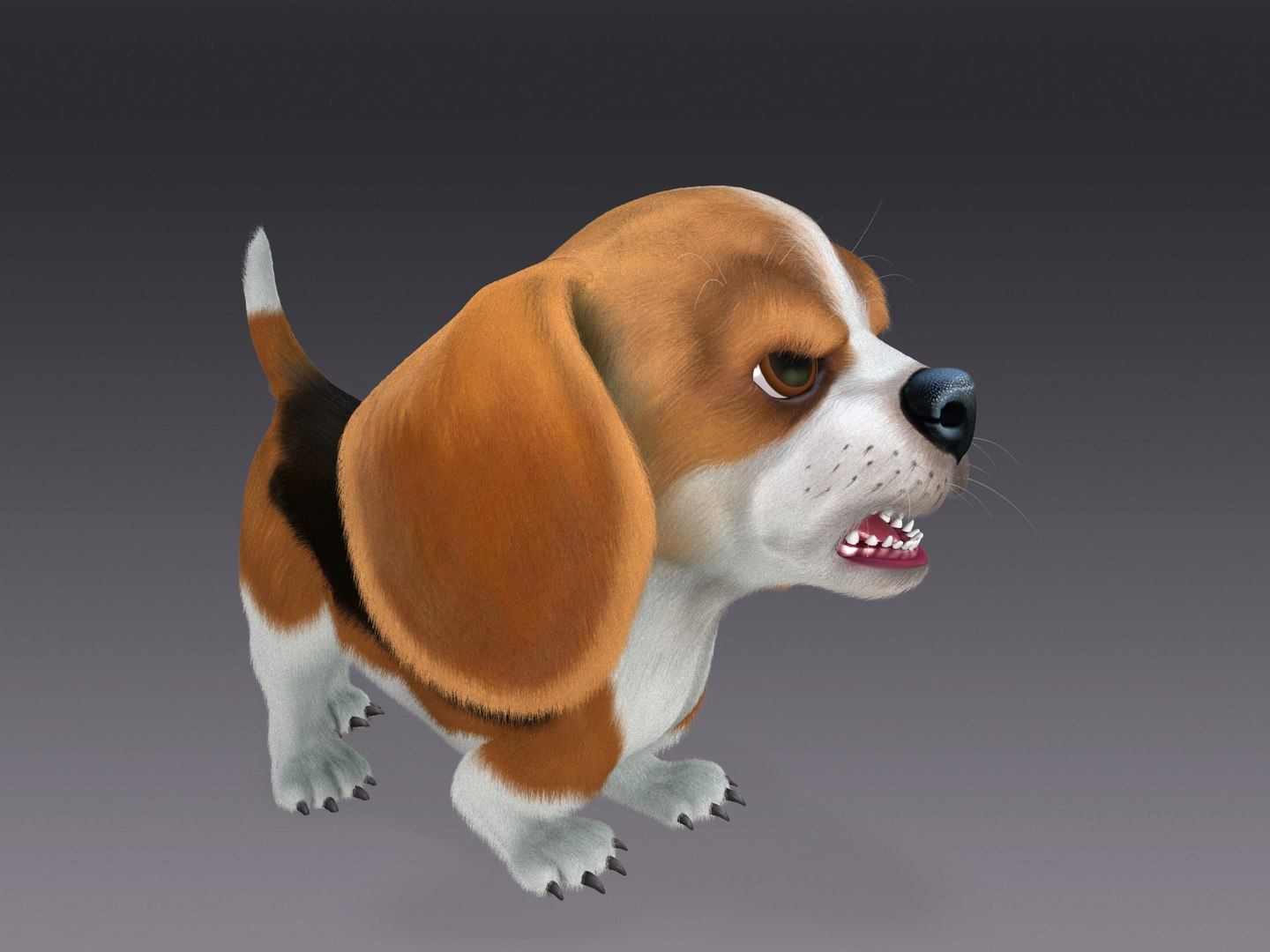 dog puppy rigging animation max