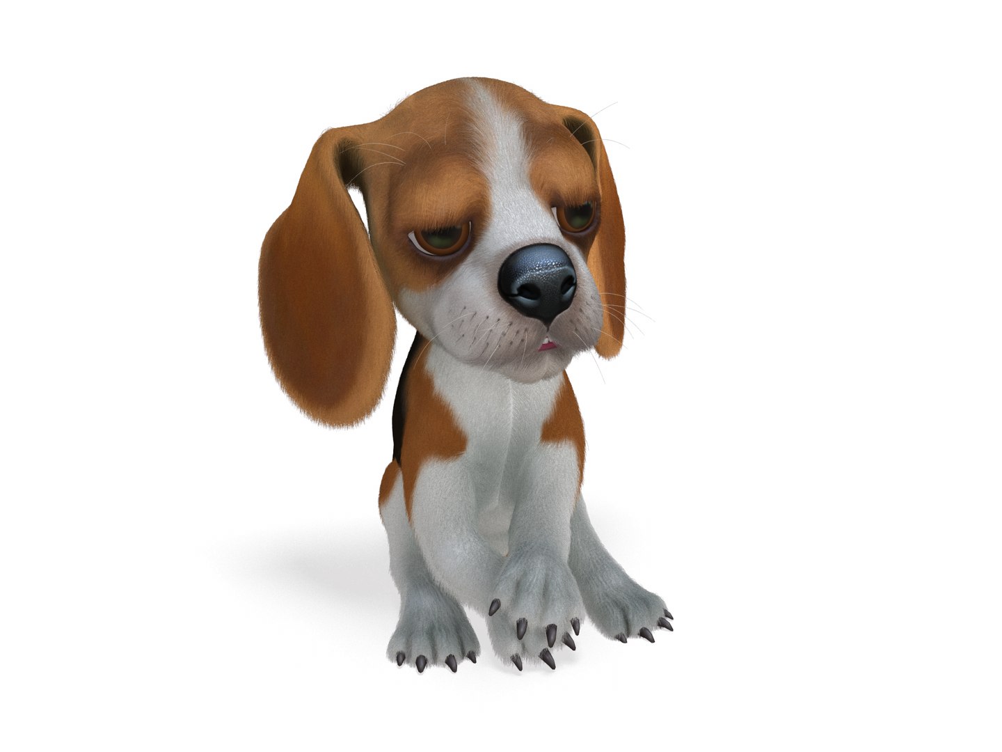 dog puppy rigging animation max