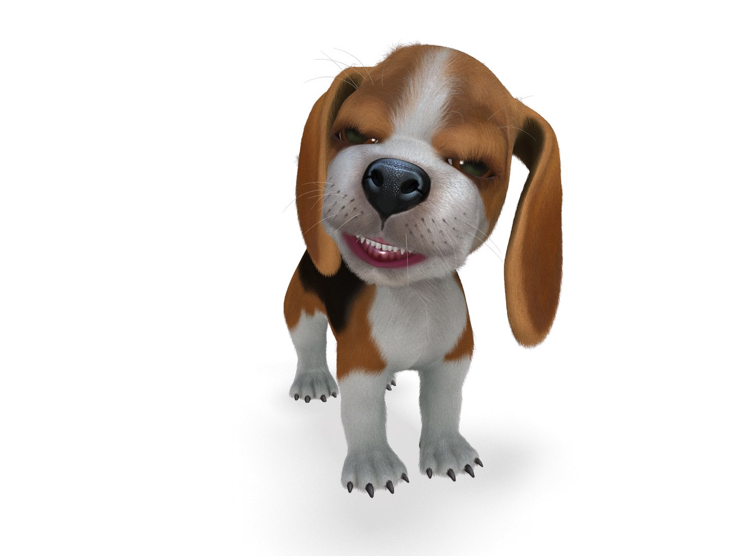 dog puppy rigging animation max