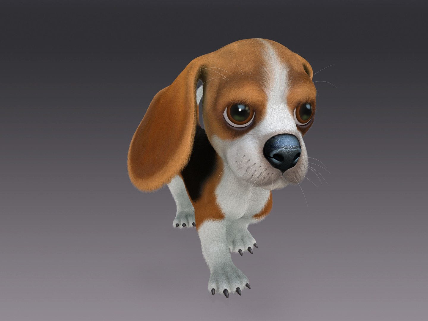 dog puppy rigging animation max