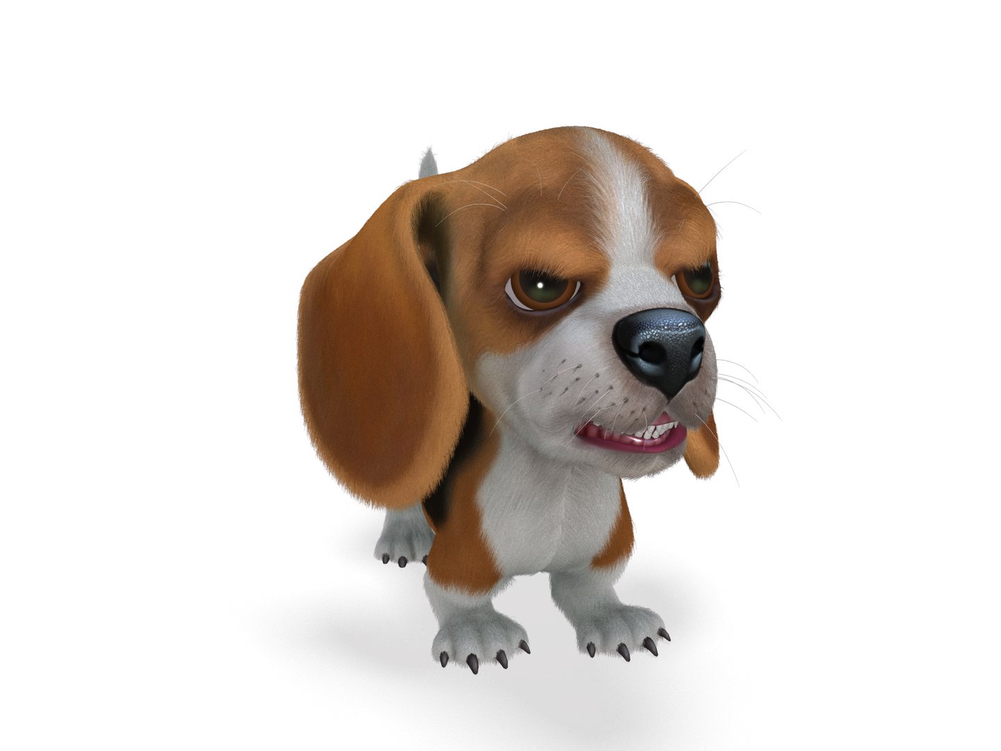 dog puppy rigging animation max