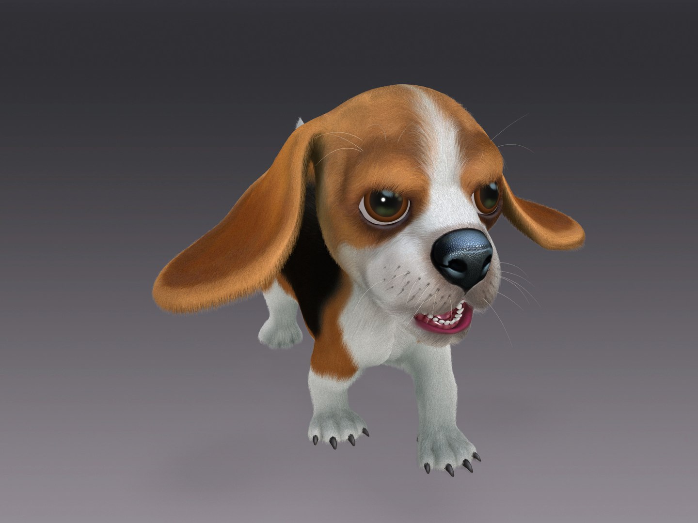dog puppy rigging animation max