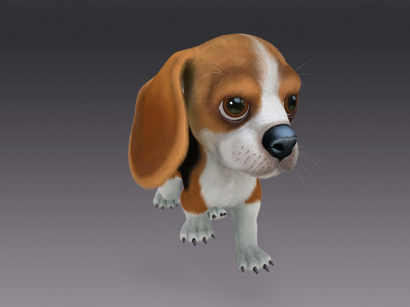 dog puppy rigging animation max
