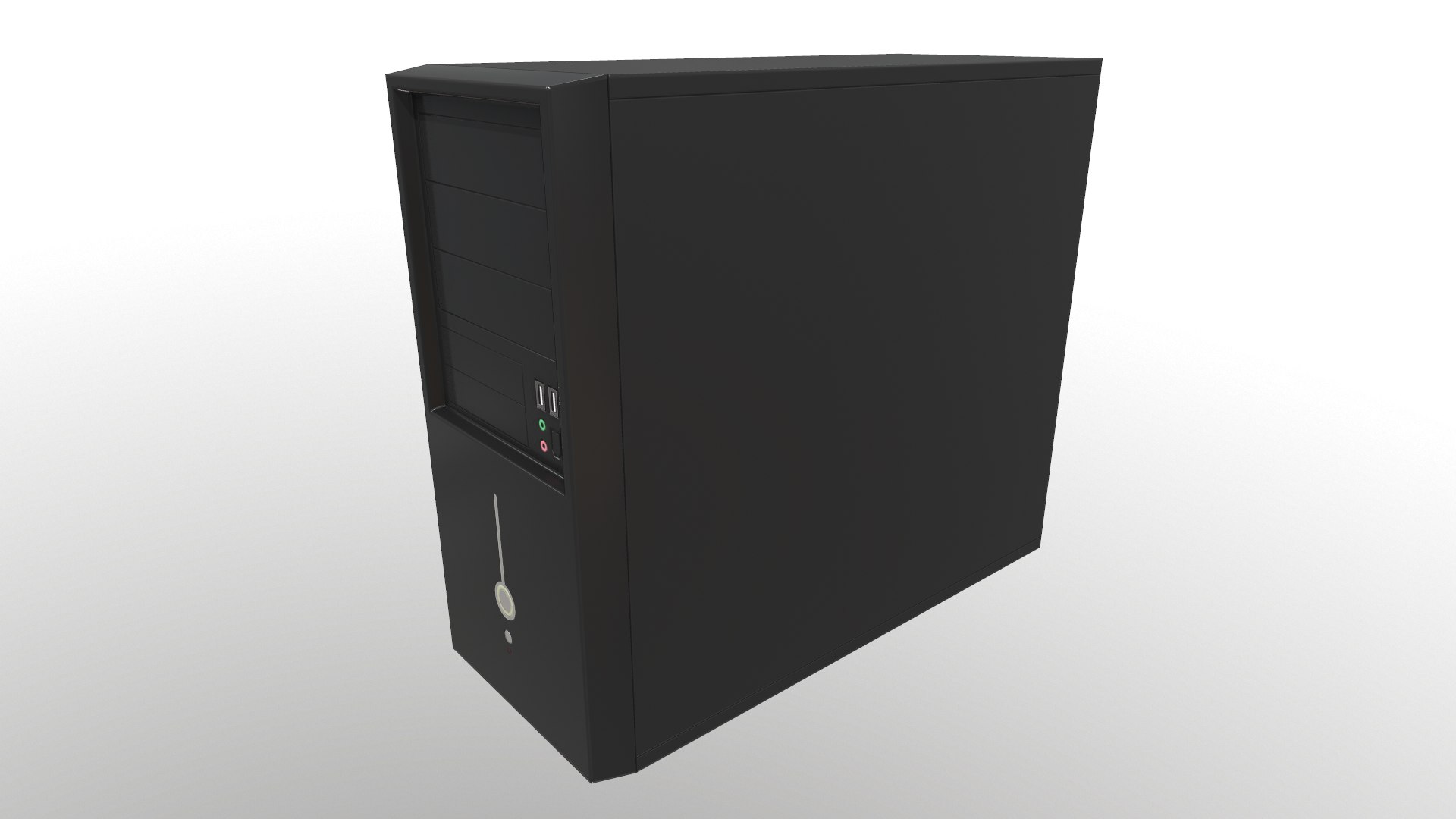 Low-poly computer tower 3D model - TurboSquid 1549390