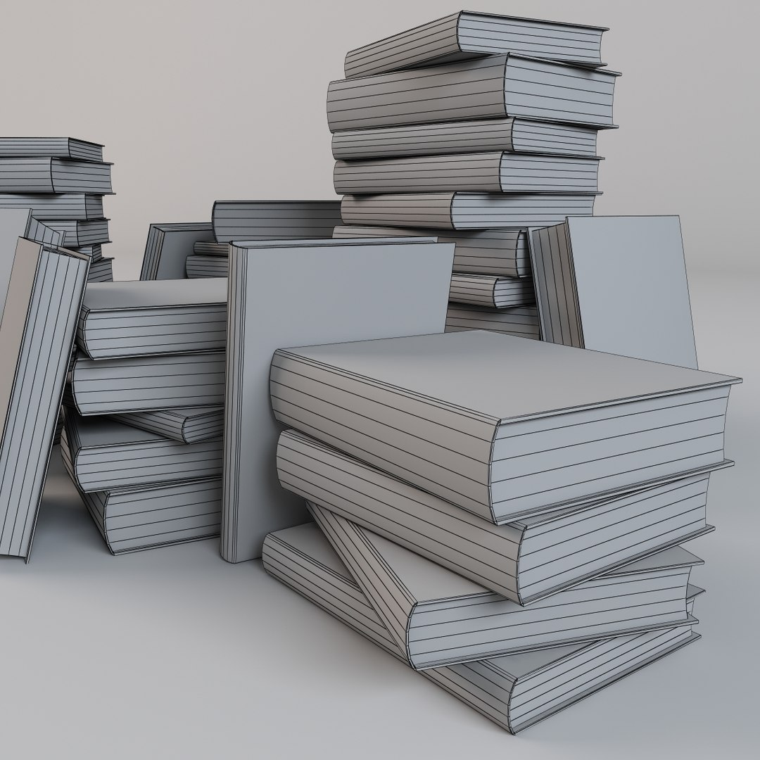 3d model books