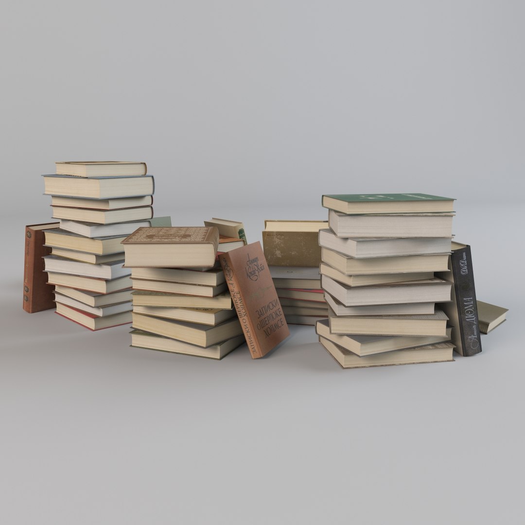 3d model books