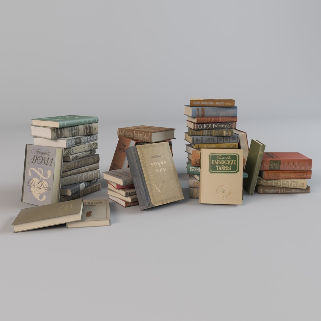 3d model books