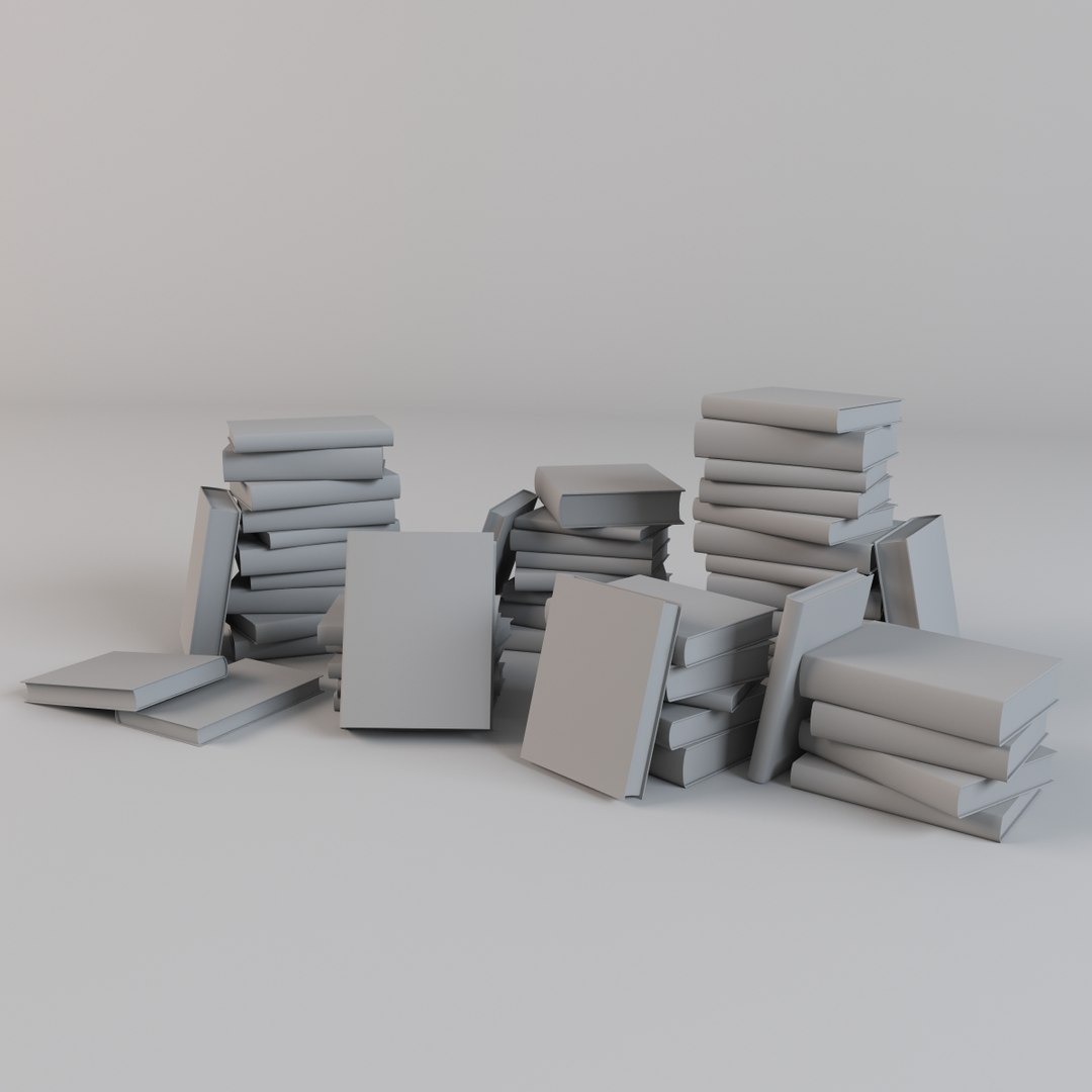 3d model books