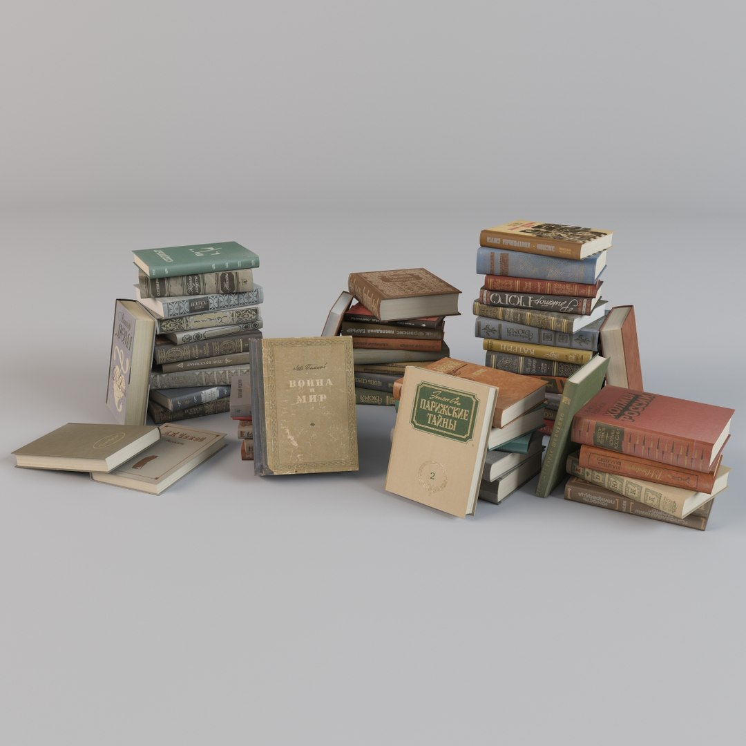 3d model books