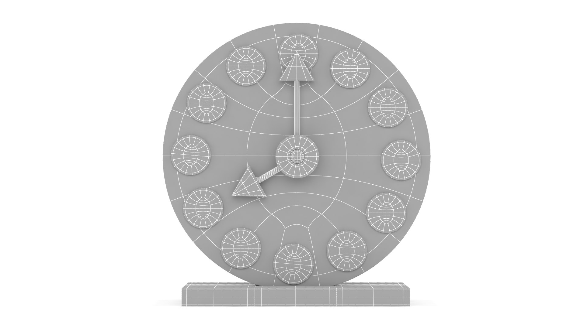 Wooden Clock 3D Model - TurboSquid 1987238