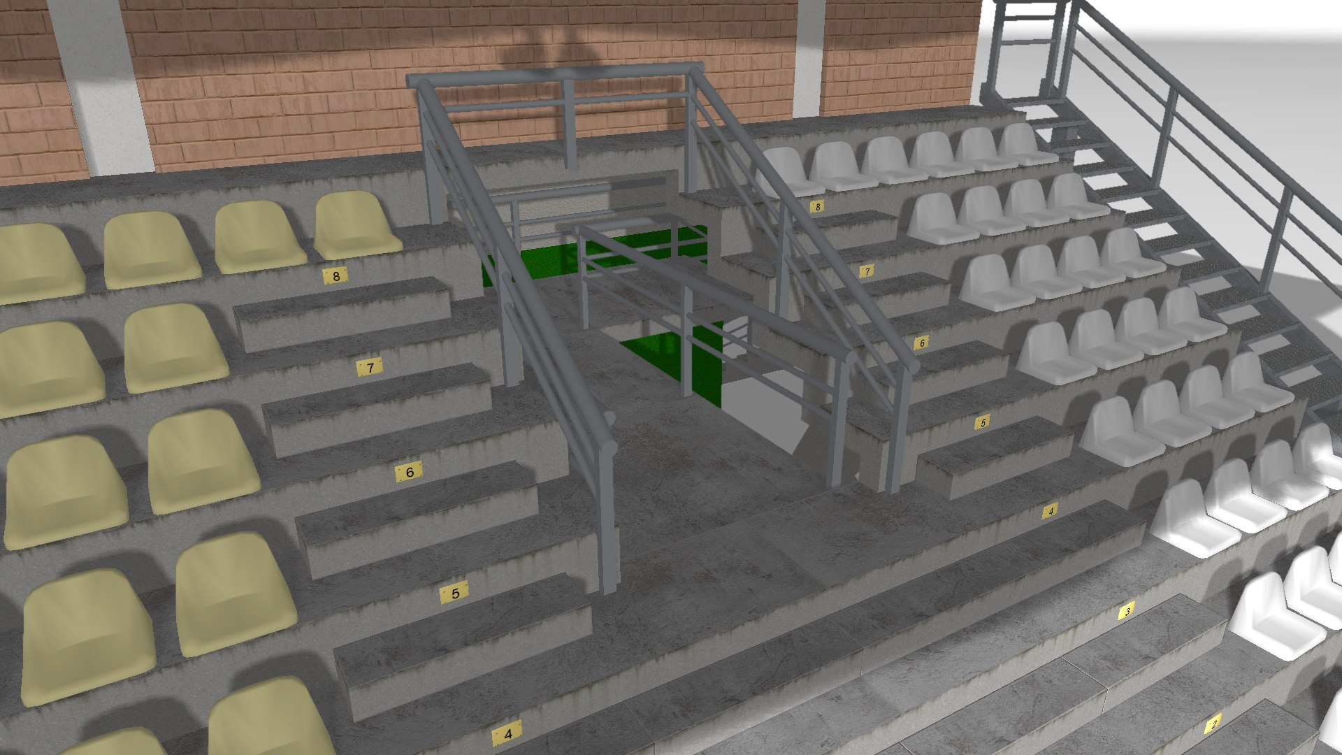 Grandstand with Background Type 3D model - TurboSquid 2108463