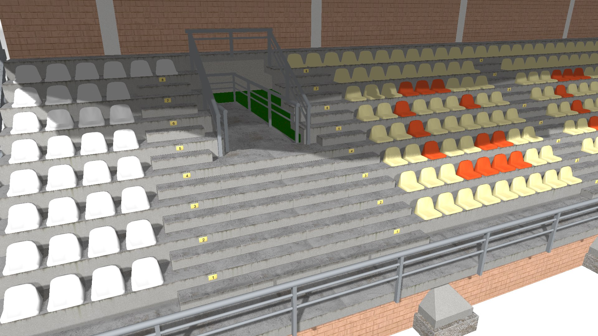 Grandstand with Background Type 3D model - TurboSquid 2108463
