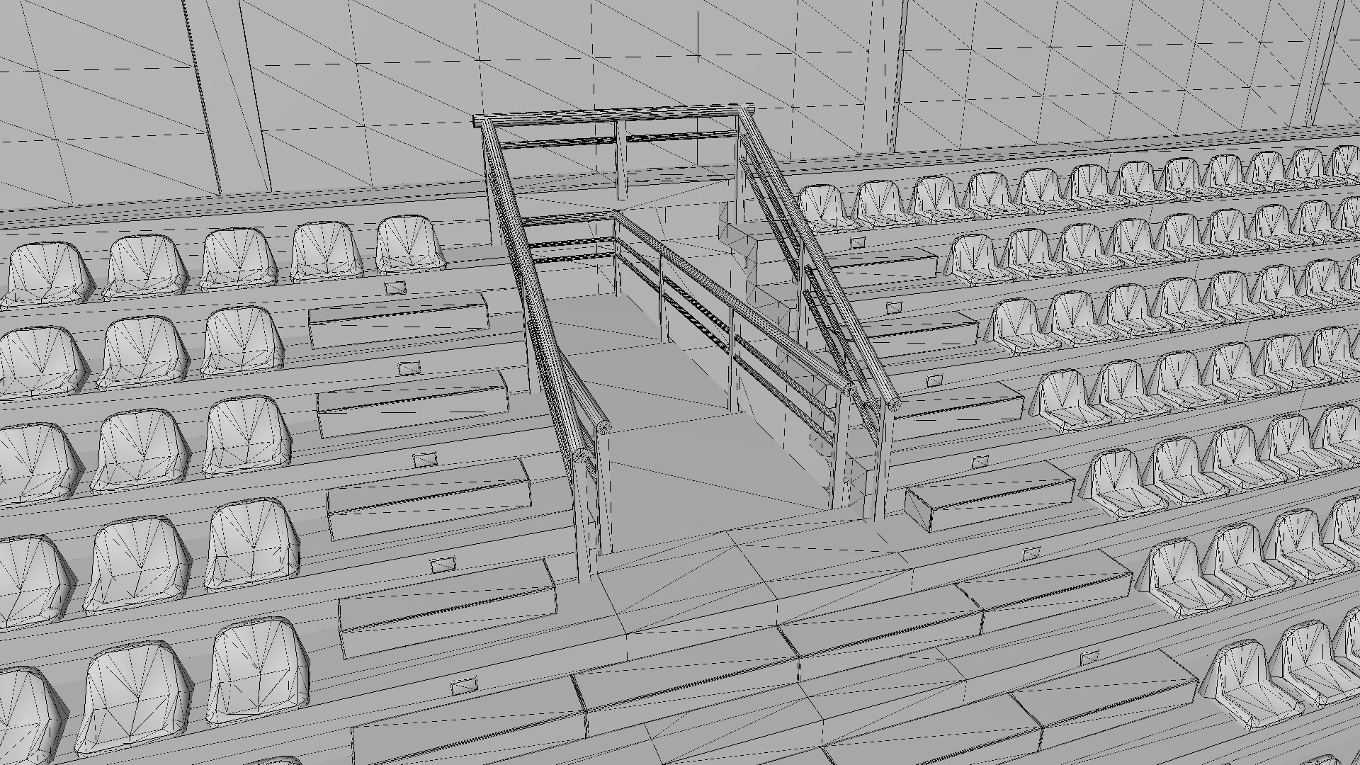 Grandstand with Background Type 3D model - TurboSquid 2108463