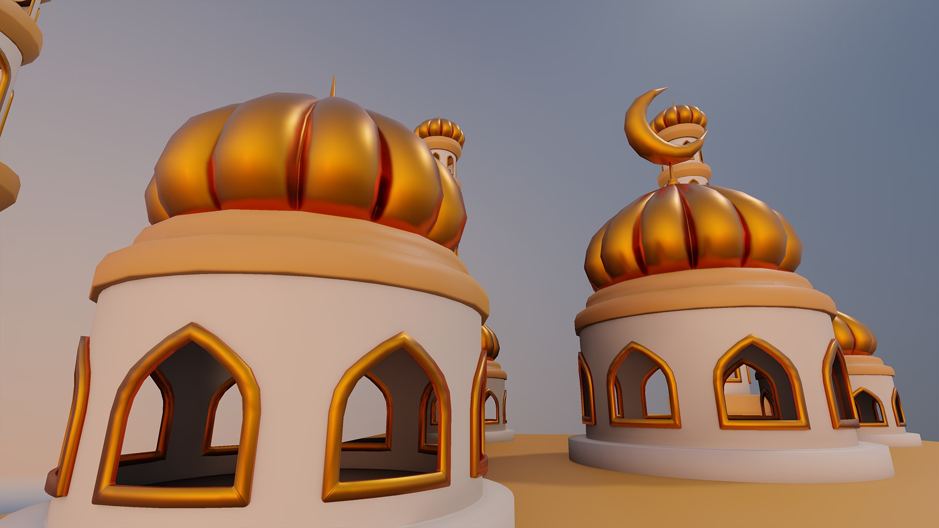 Mosque Tower 3D Model - TurboSquid 1912647