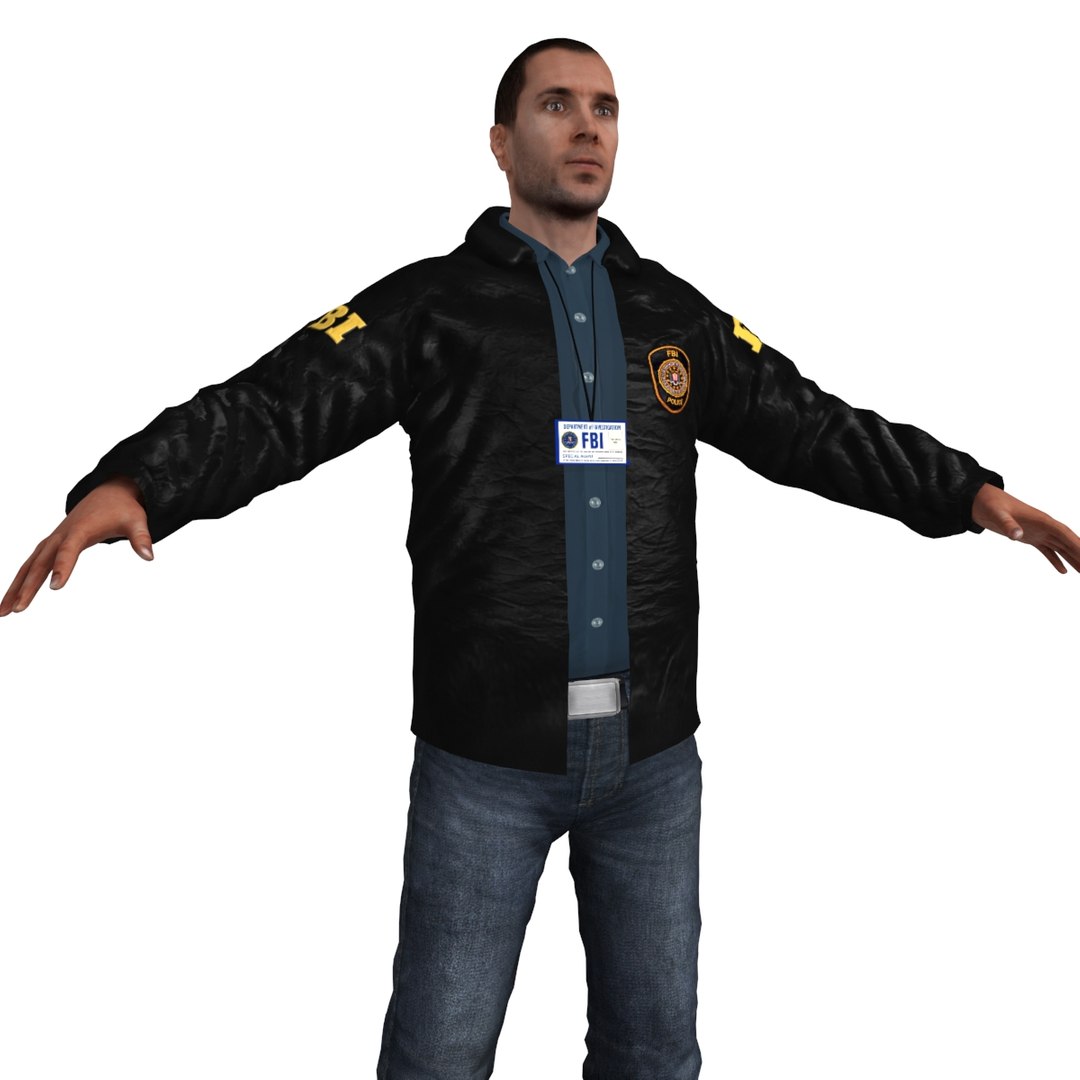 Fbi Agent Rigging 3d Max