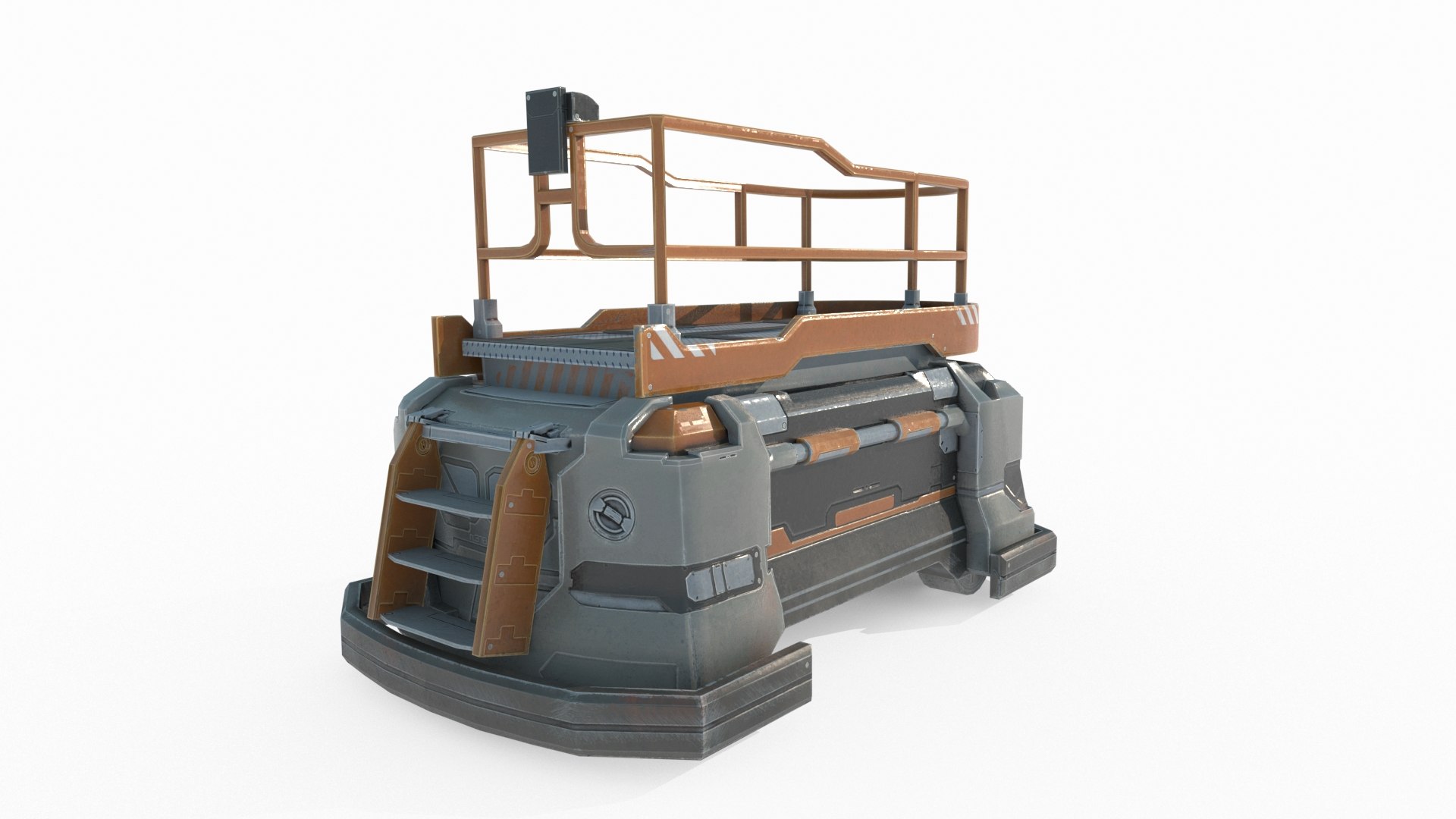 Future Sci-fi Mobile Repair Station 3D - TurboSquid 2277803