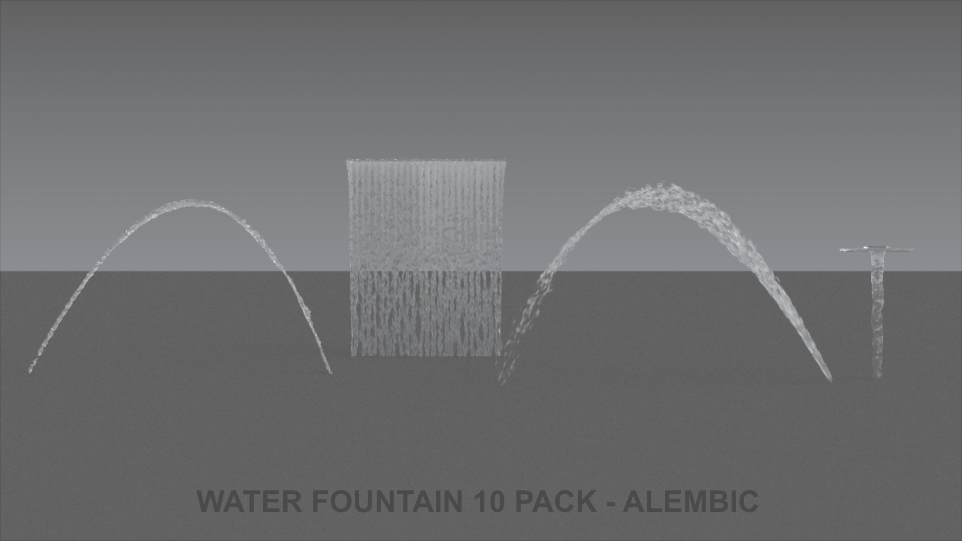 3D 10 PACK Water Fountain Jet - Animated Model - TurboSquid 2188350