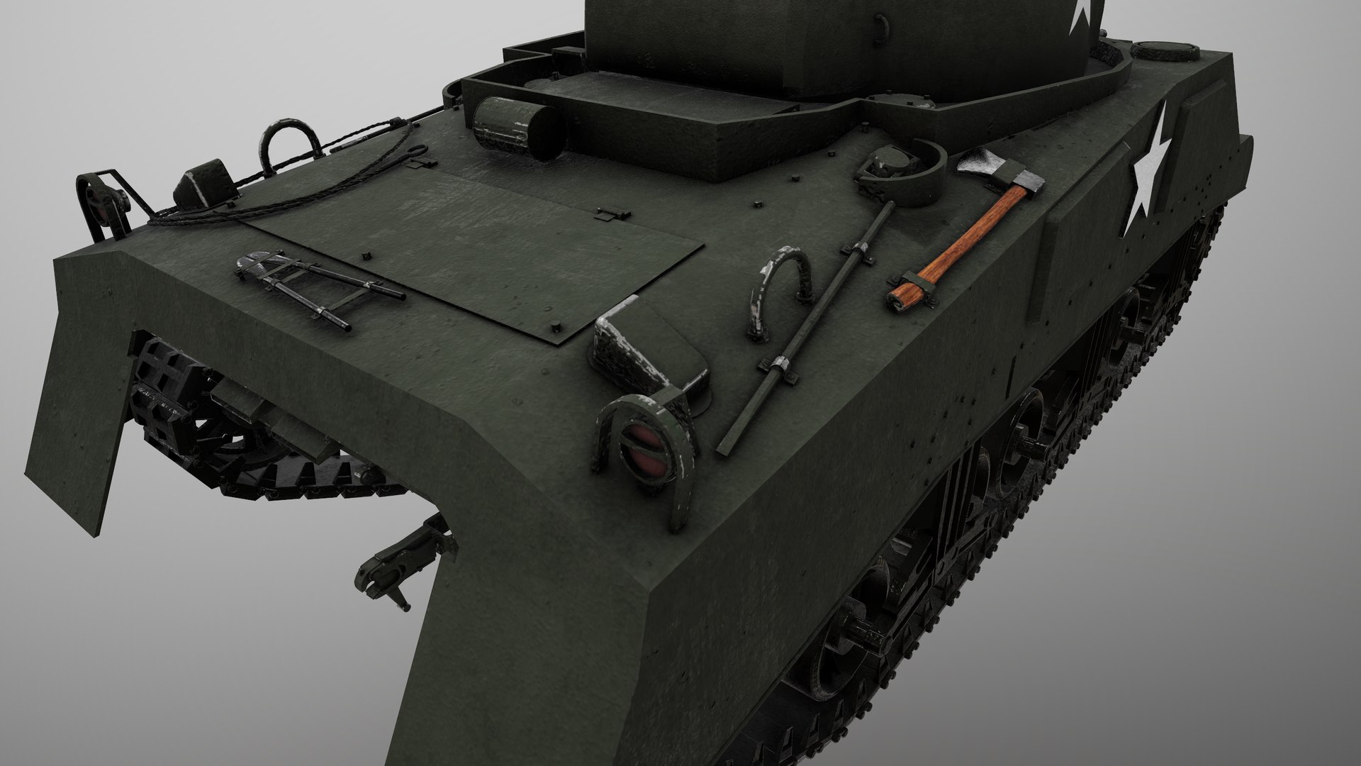 M4 Sherman Tank 3D Model - TurboSquid 1585953