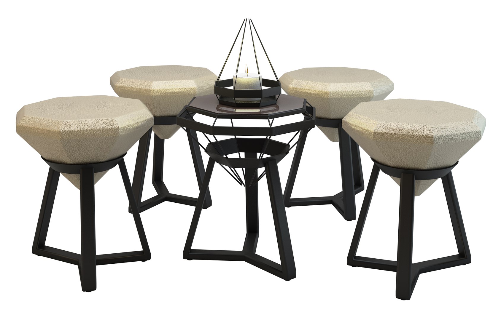 3d Model Octagon Set