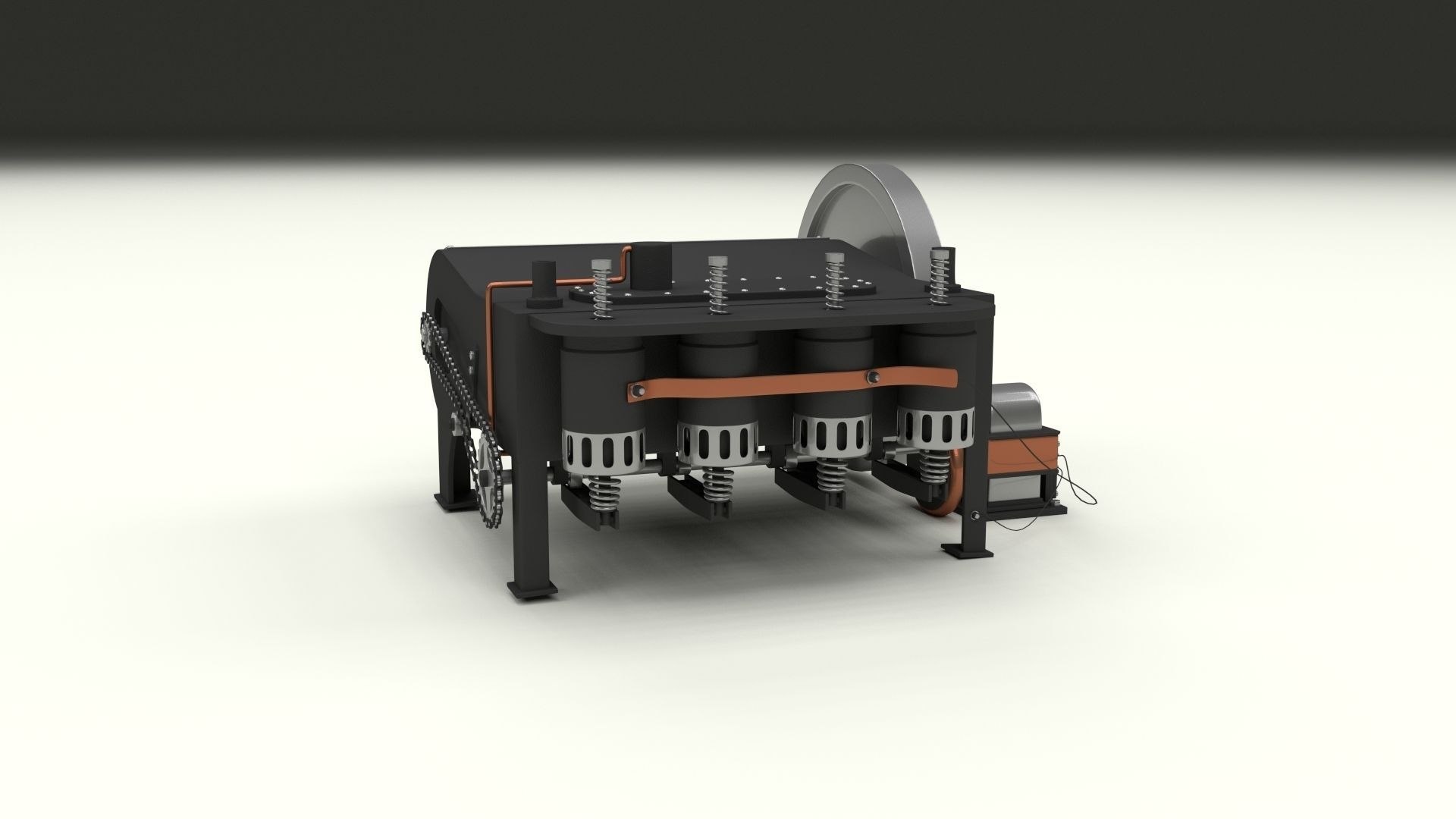 Wright Flyer Engine 3d Obj