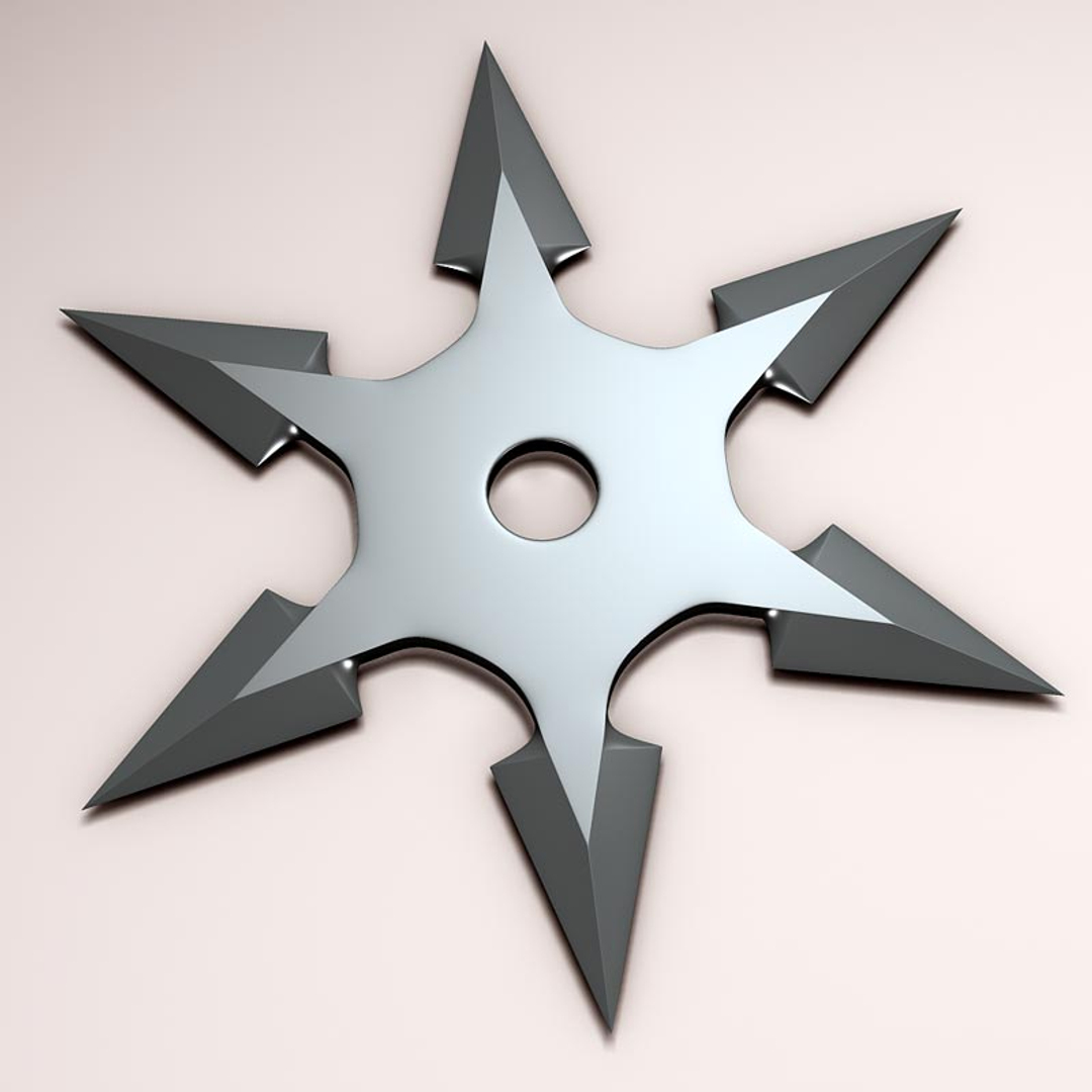 shuriken 3d model