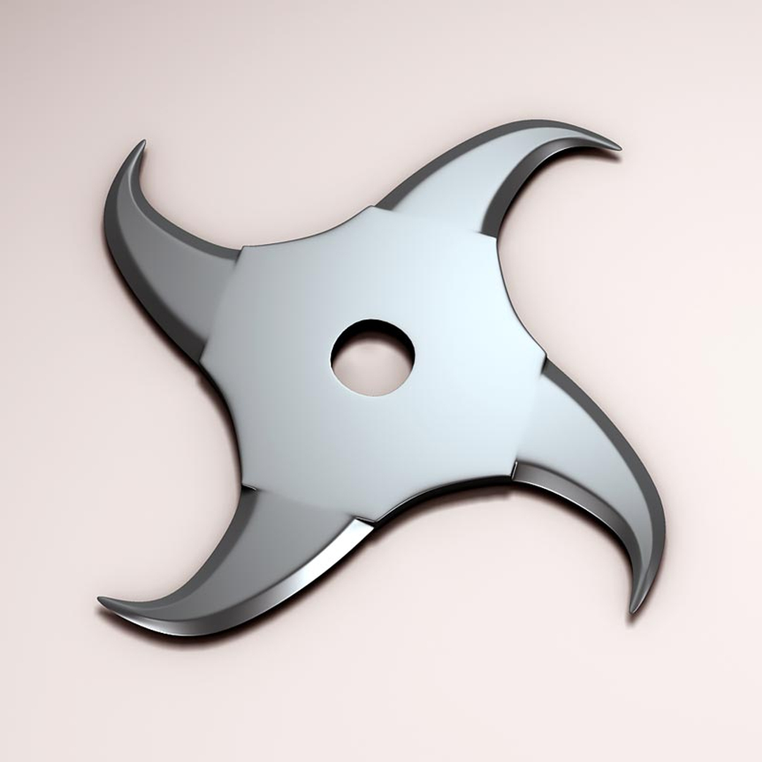 shuriken 3d model