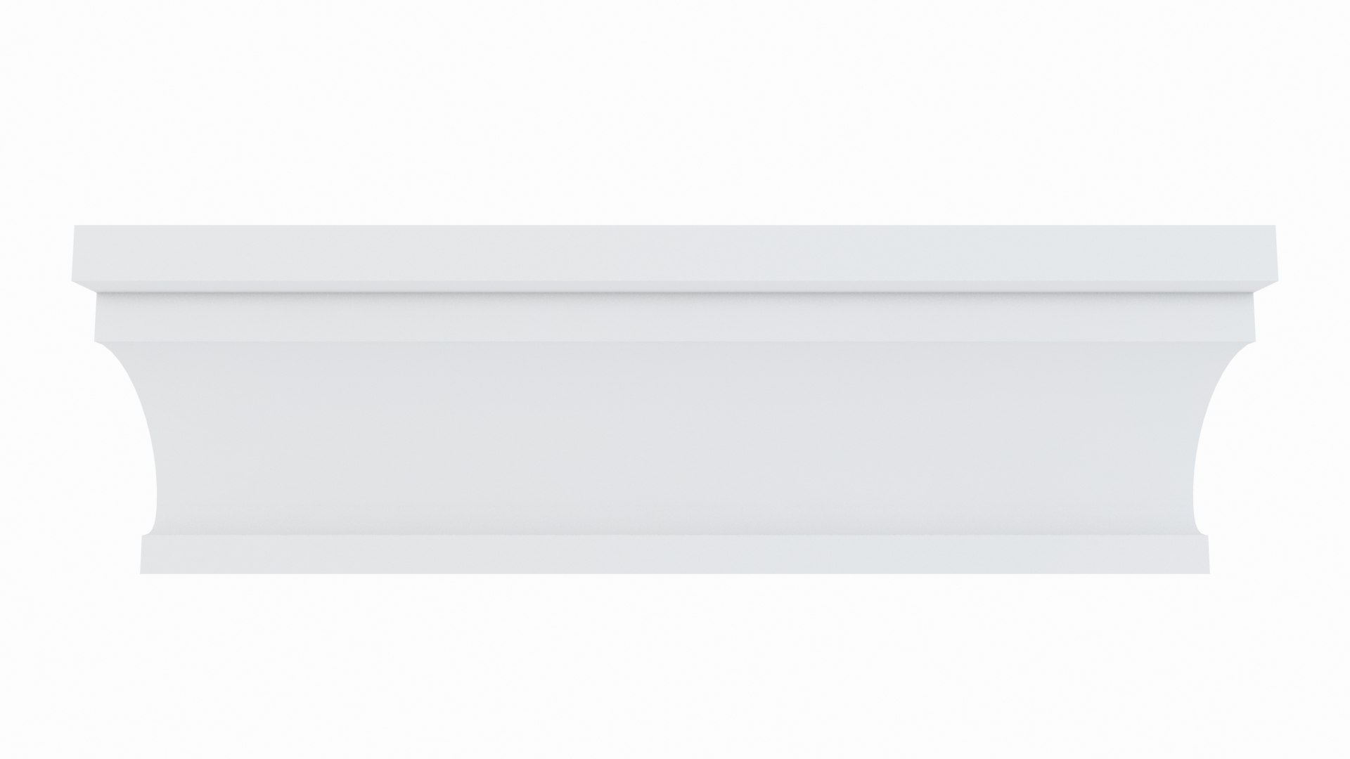 3D Cornice 90 Straight - TurboSquid 2022969