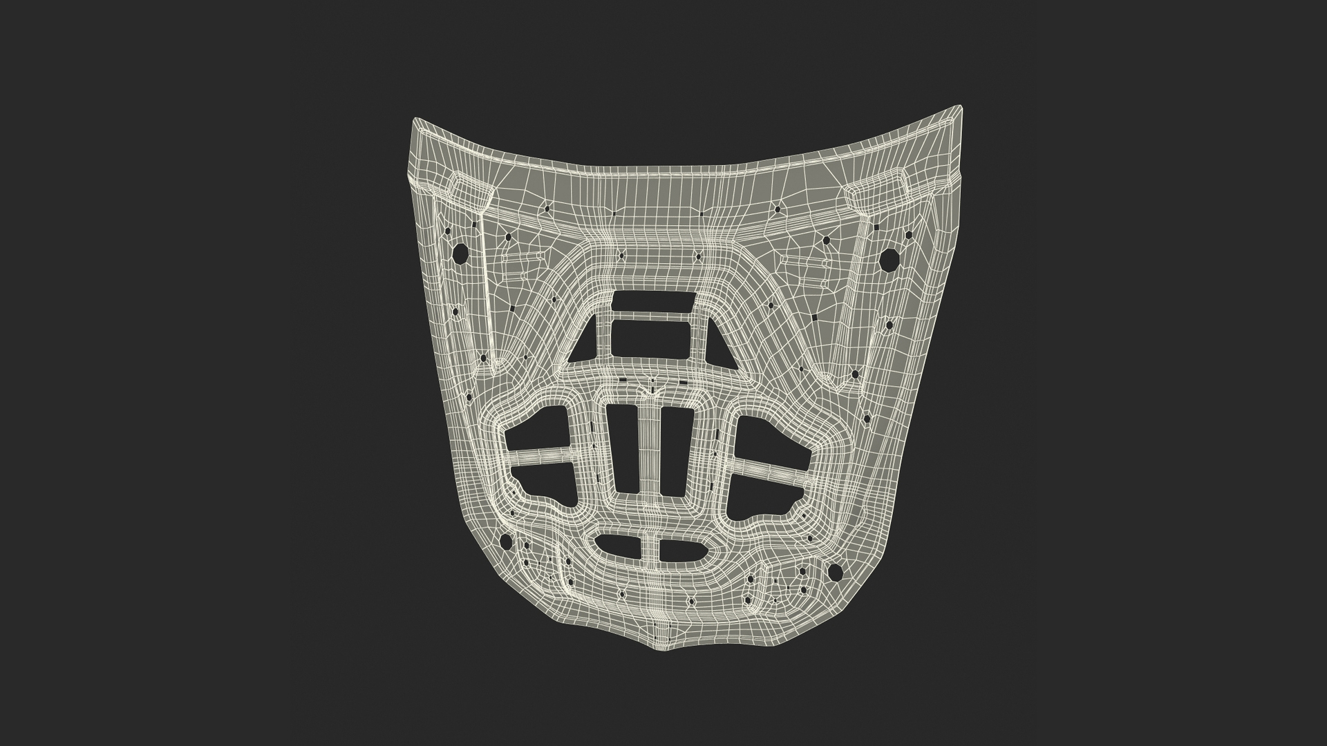 Car Hood Inner Panel 3D - TurboSquid 2368986
