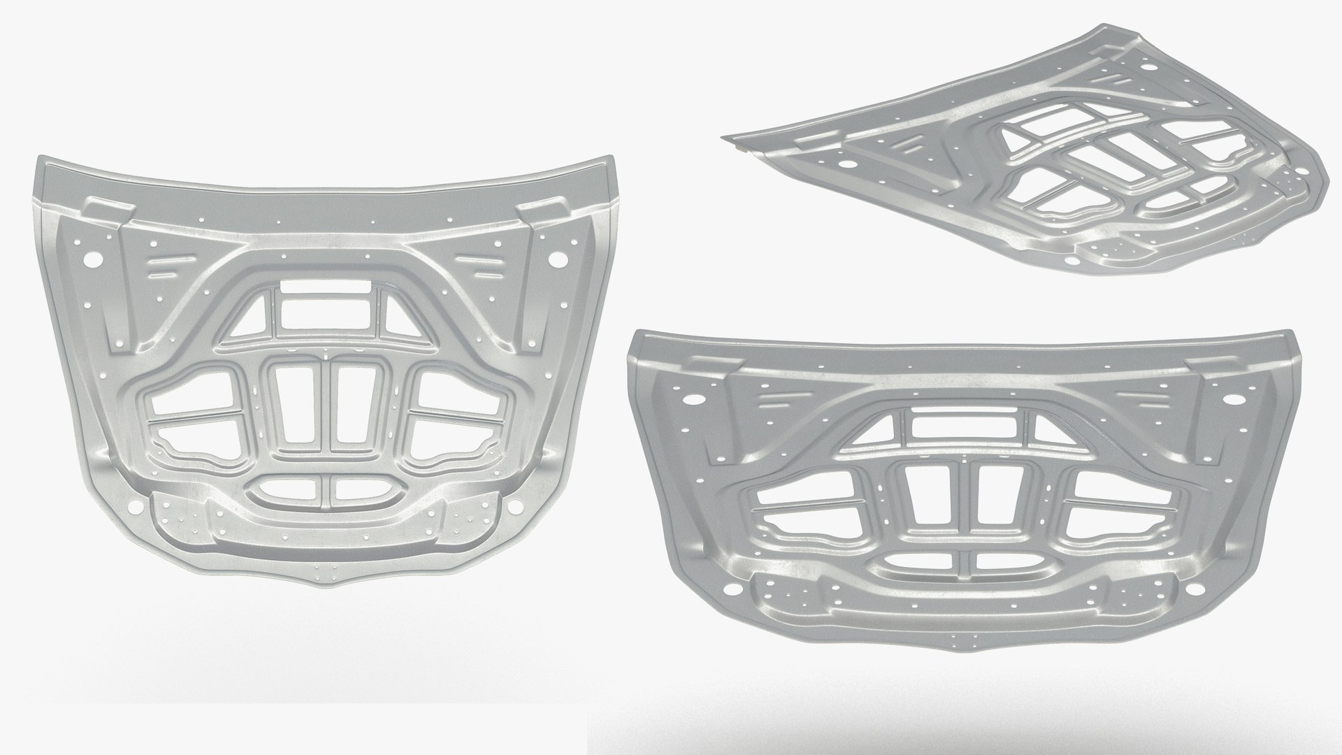 Car Hood Inner Panel 3D - TurboSquid 2368986