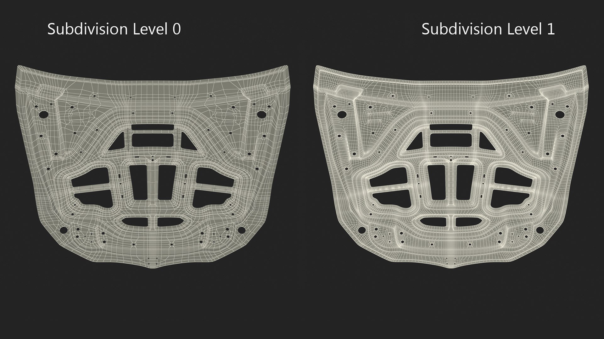 Car Hood Inner Panel 3D - TurboSquid 2368986