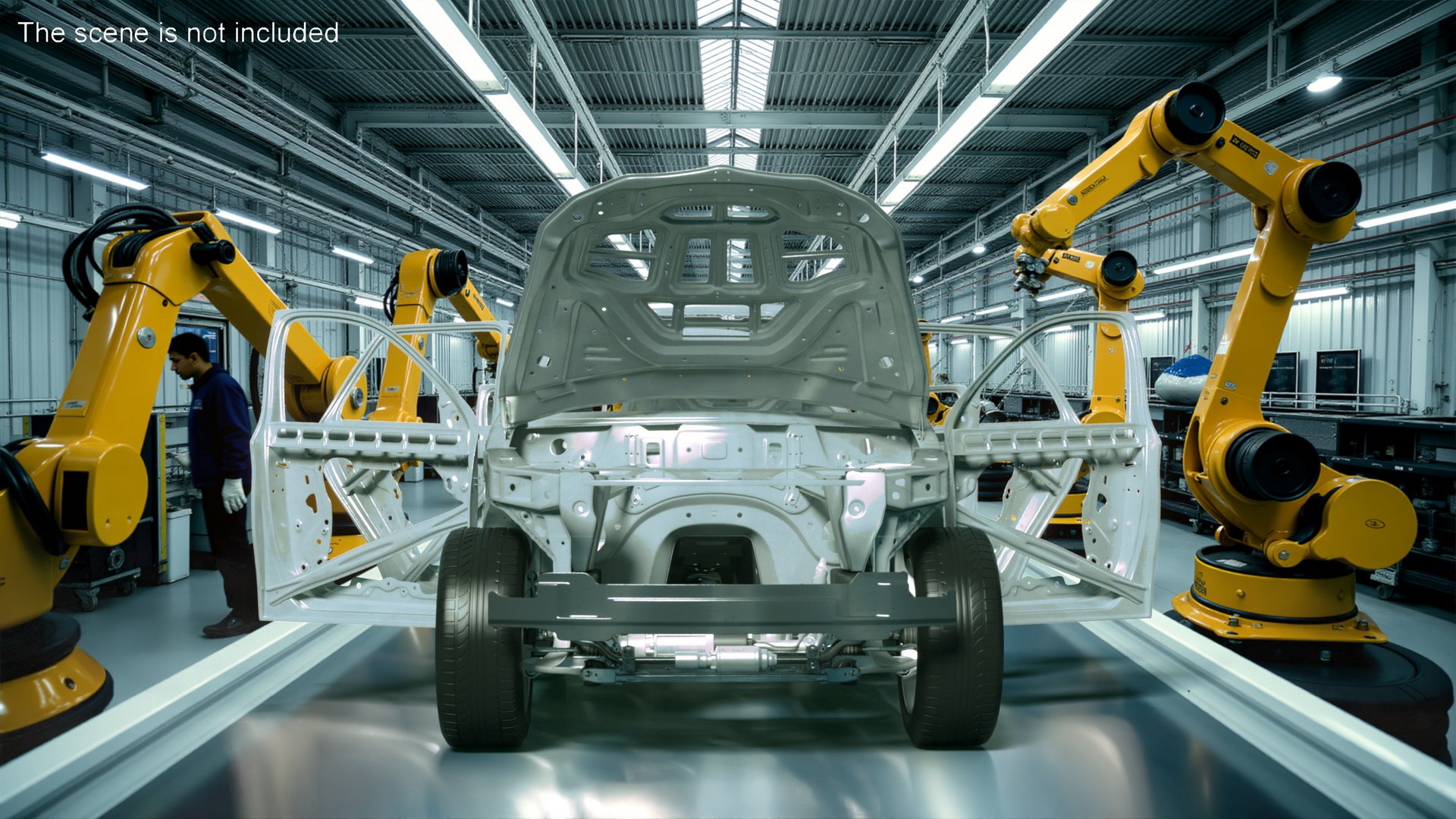 Car Hood Inner Panel 3D - TurboSquid 2368986