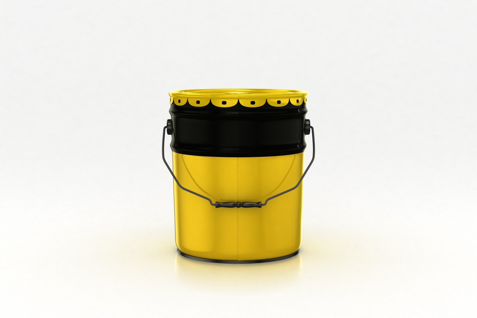 Metal Paint Bucket Model - TurboSquid 2013761