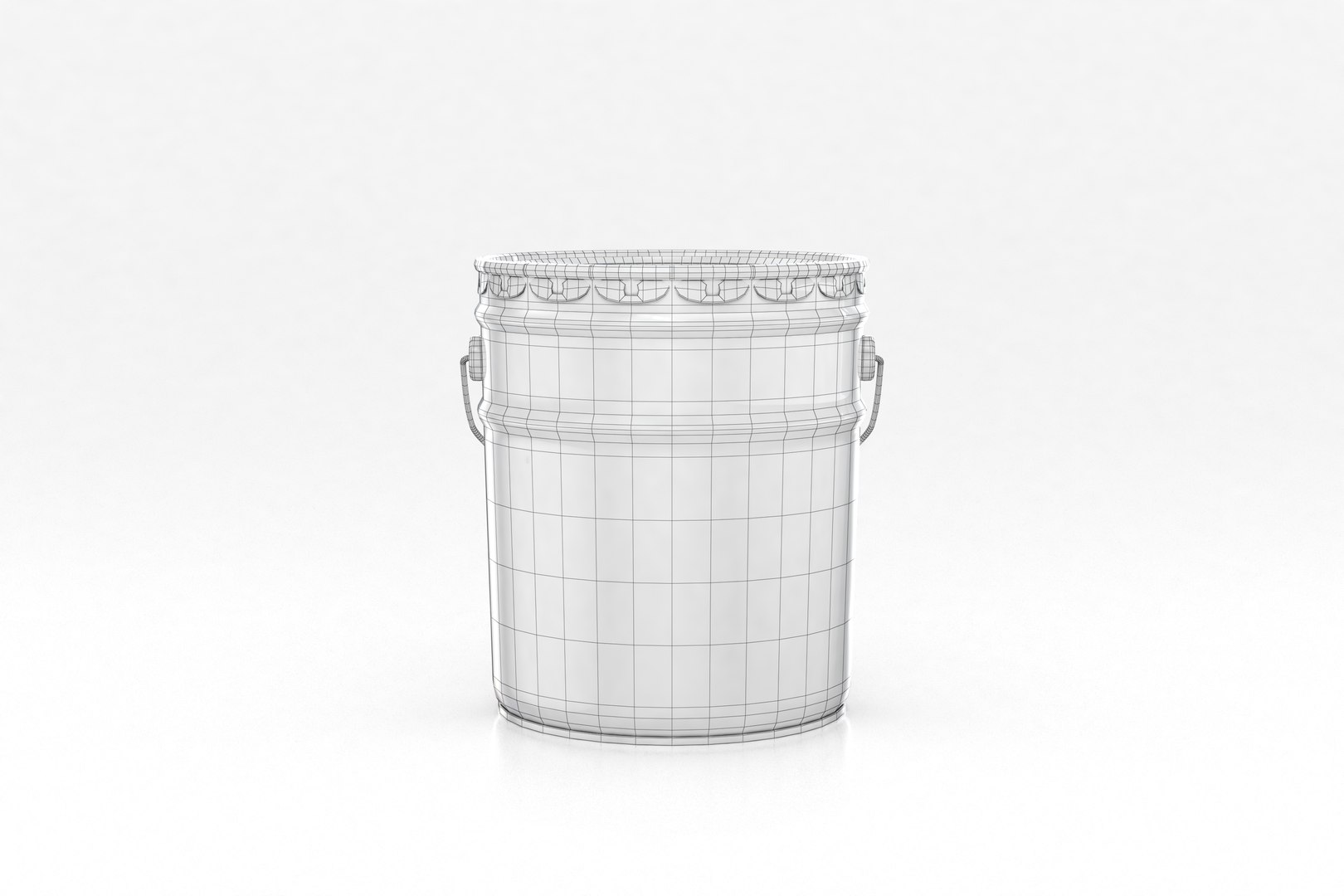 Metal Paint Bucket Model - TurboSquid 2013761