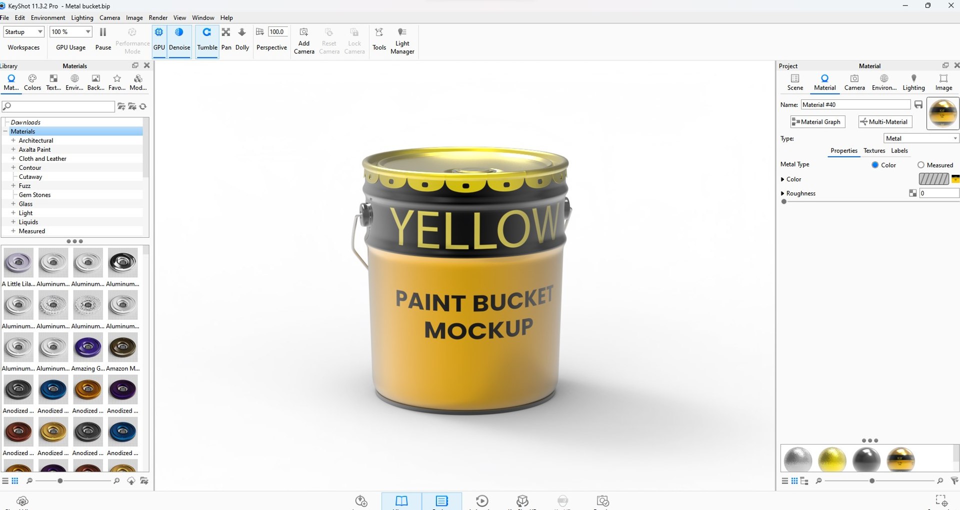 Metal Paint Bucket Model - TurboSquid 2013761