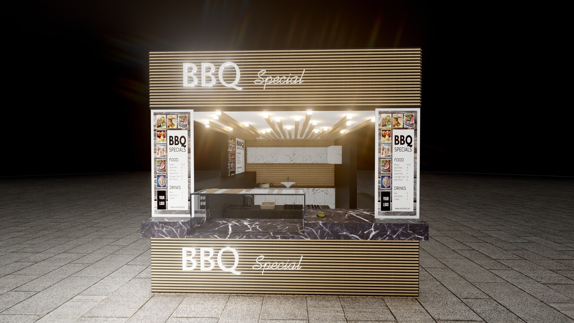 3D Exterior Food Model - TurboSquid 1708892