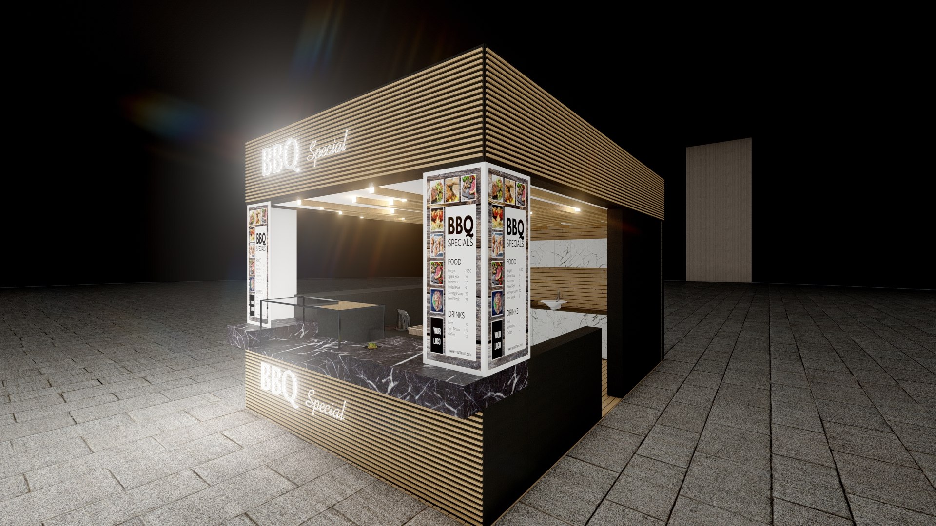 3D Exterior Food Model - TurboSquid 1708892