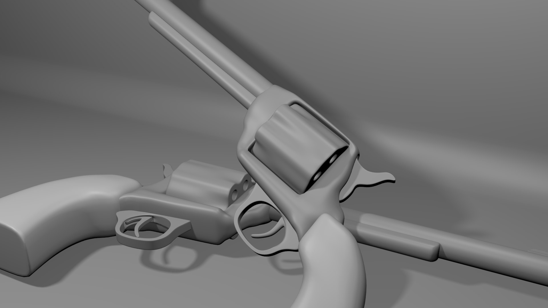 gun revolvers 3d model