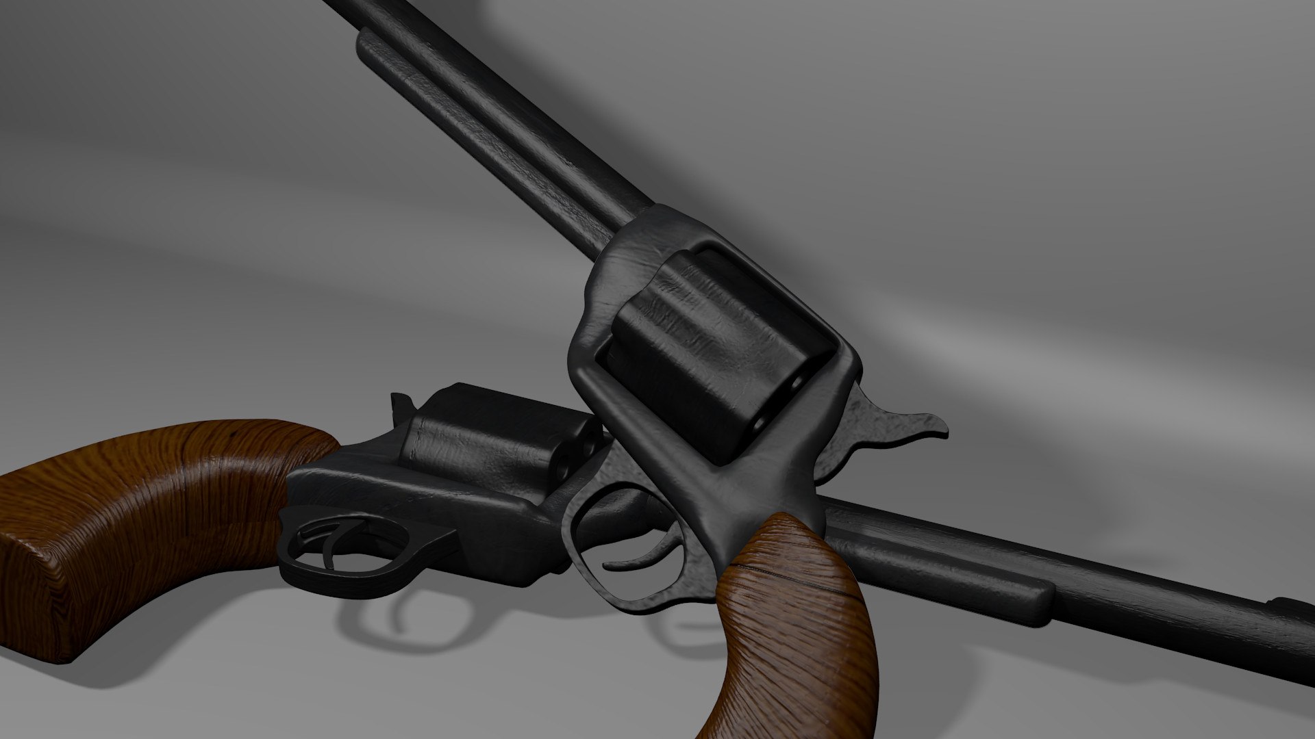 gun revolvers 3d model