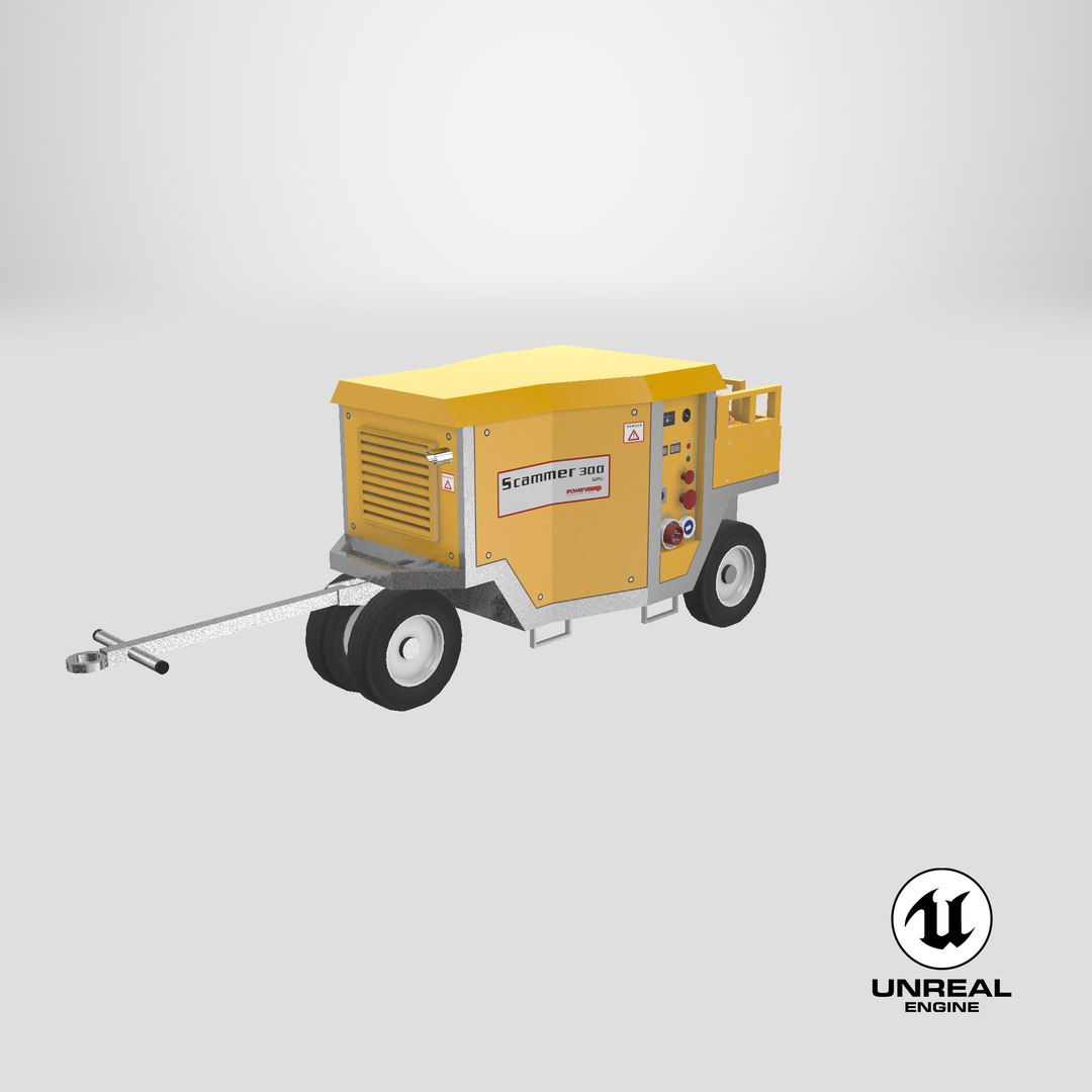 powervamp scammer 300 ground 3d model