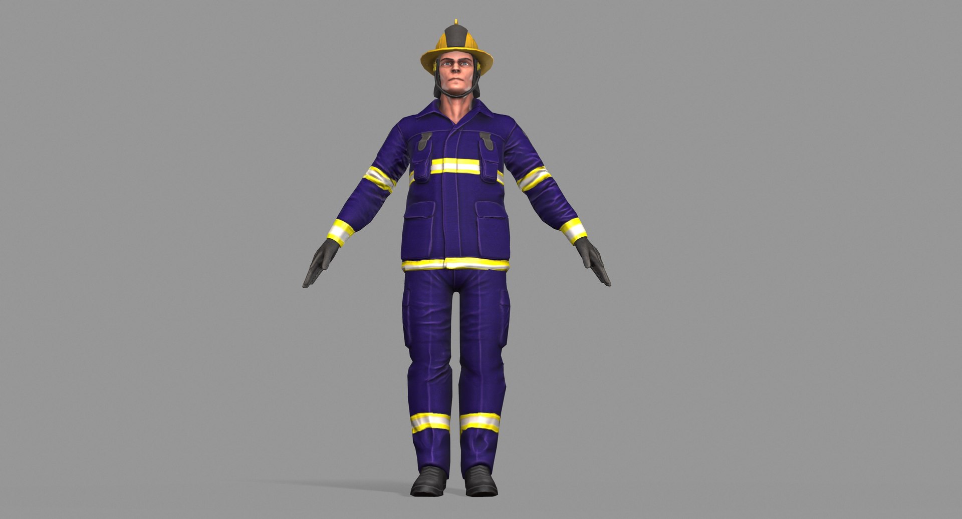 Fireman 3D - TurboSquid 1331804