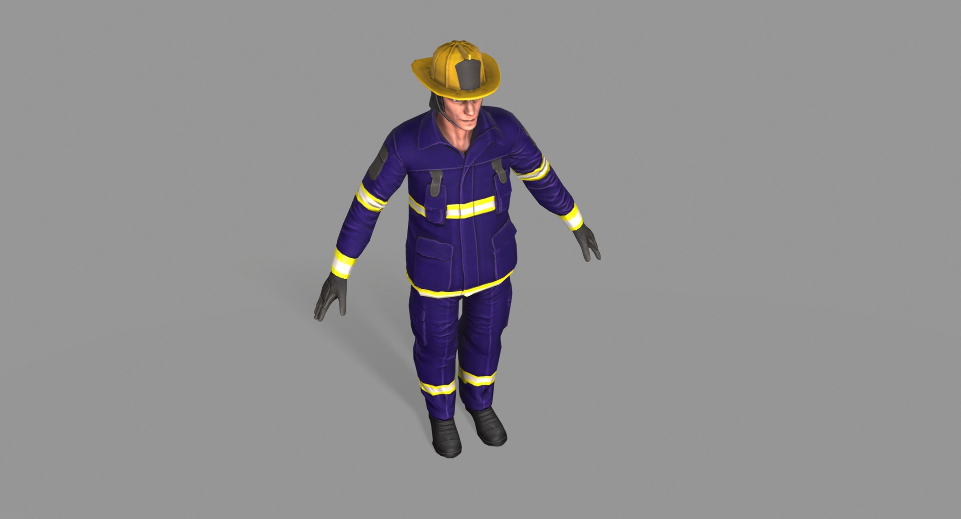 Fireman 3D - TurboSquid 1331804