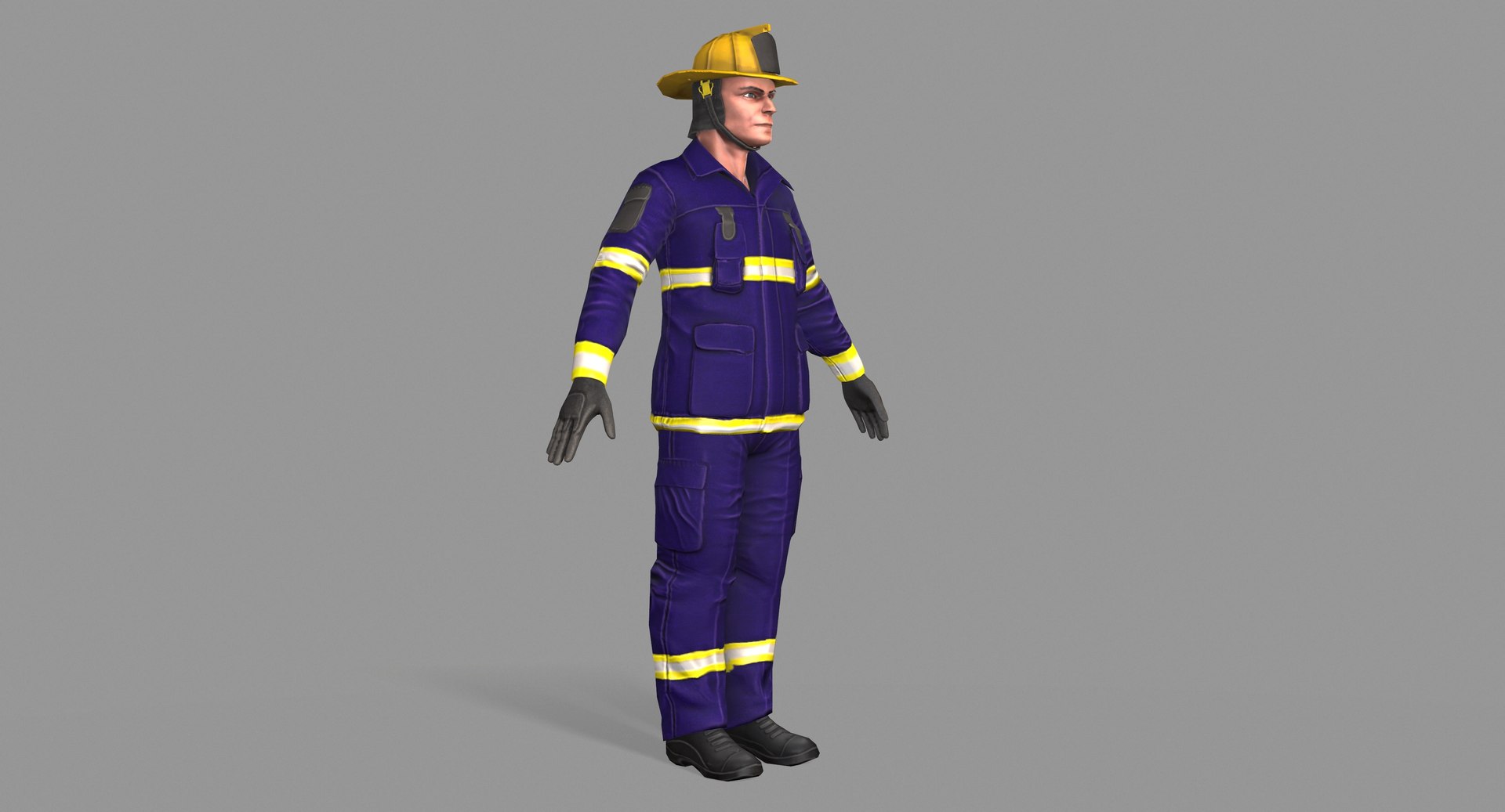 Fireman 3D - TurboSquid 1331804