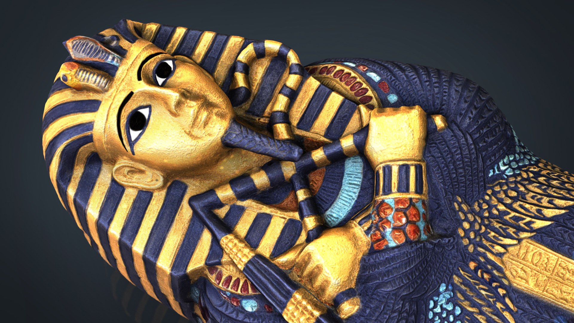 Egyptian Sarcophagus 3D Model - TurboSquid 1314725