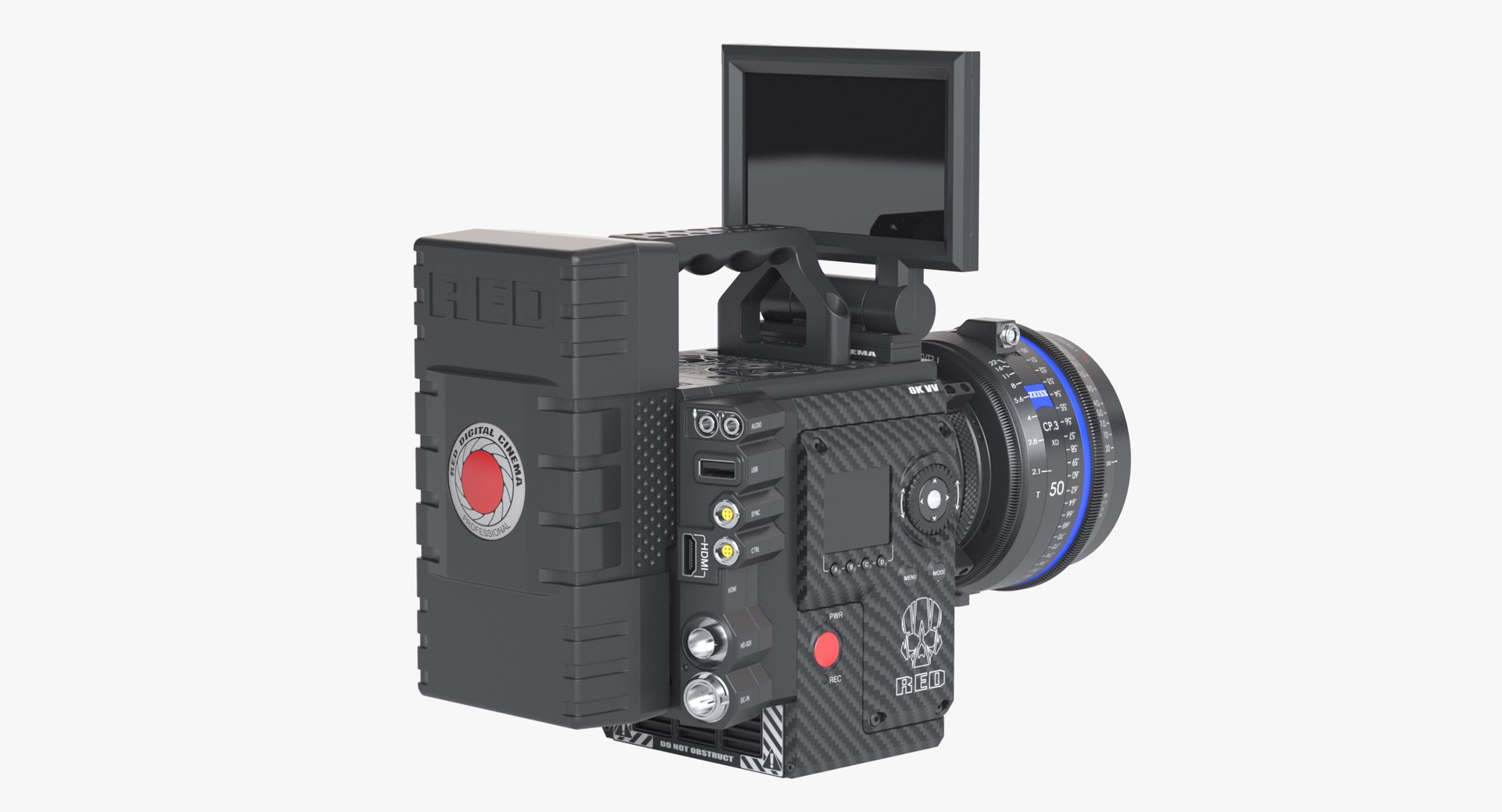 3D Red Weapon Monstro Camera Model - TurboSquid 1231736