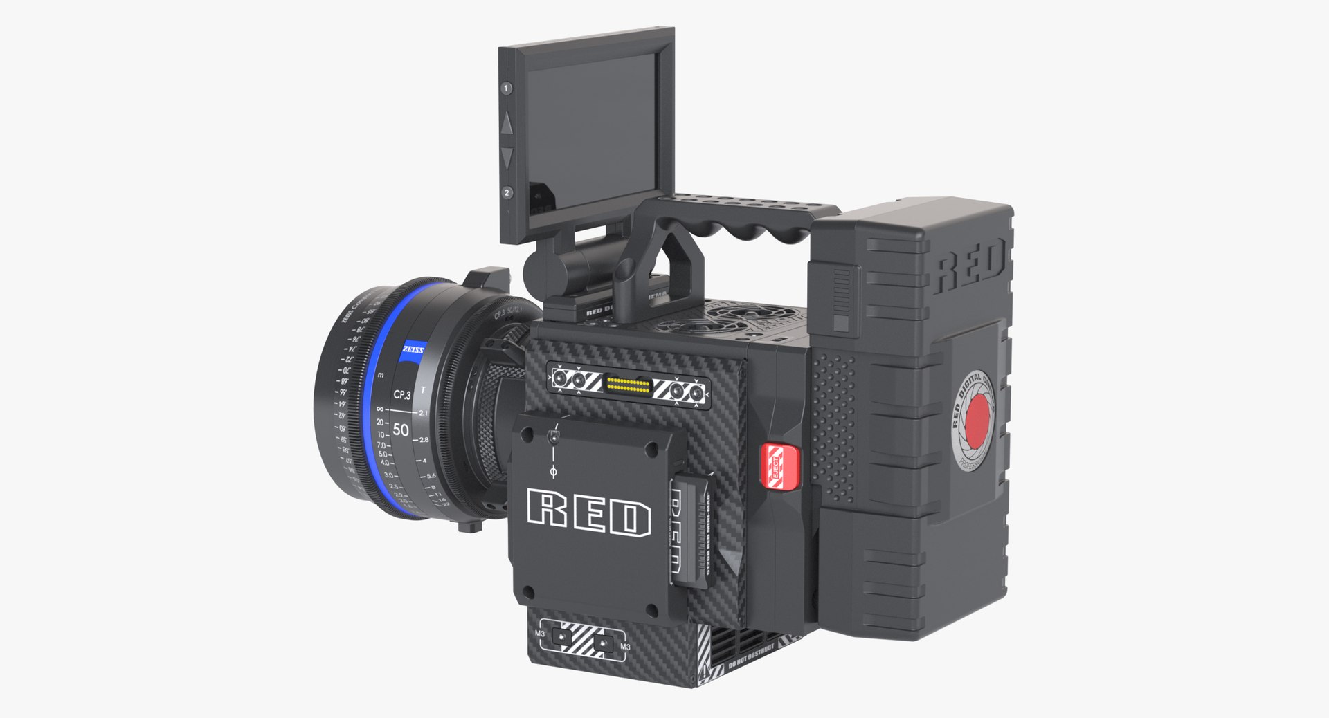 3D Red Weapon Monstro Camera Model - TurboSquid 1231736